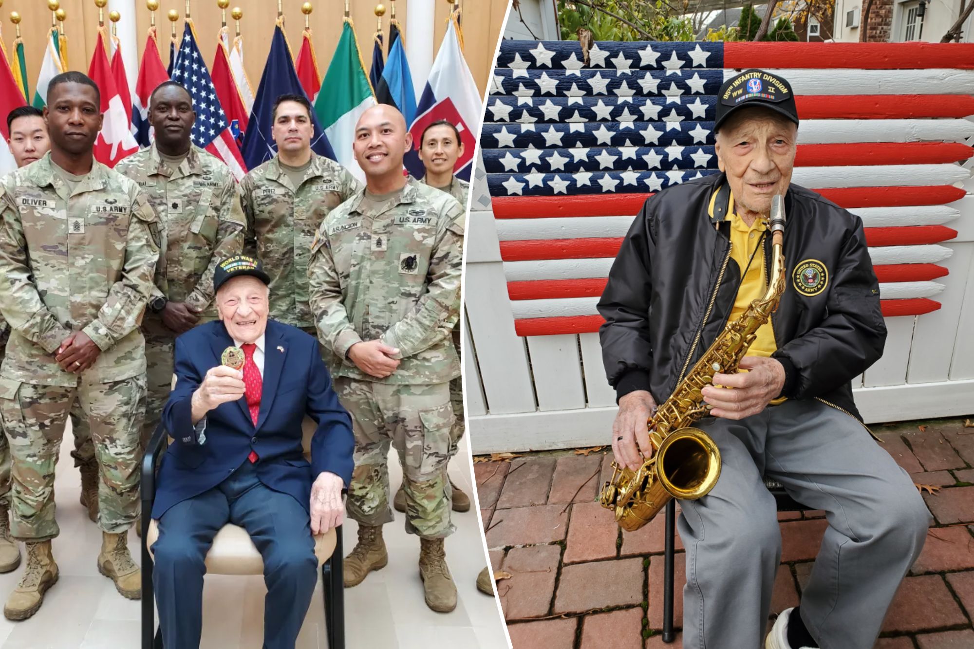 104-year-old World War II vet excited to perform national anthem for ...