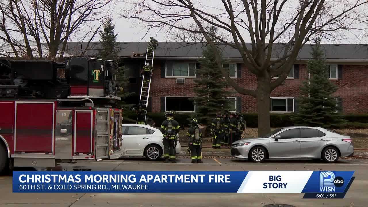 Christmas morning fire breaks out at apartment complex on Milwaukee ...