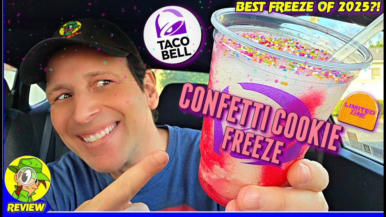 Is the Taco Bell confetti cookie freeze the best of 2025?
