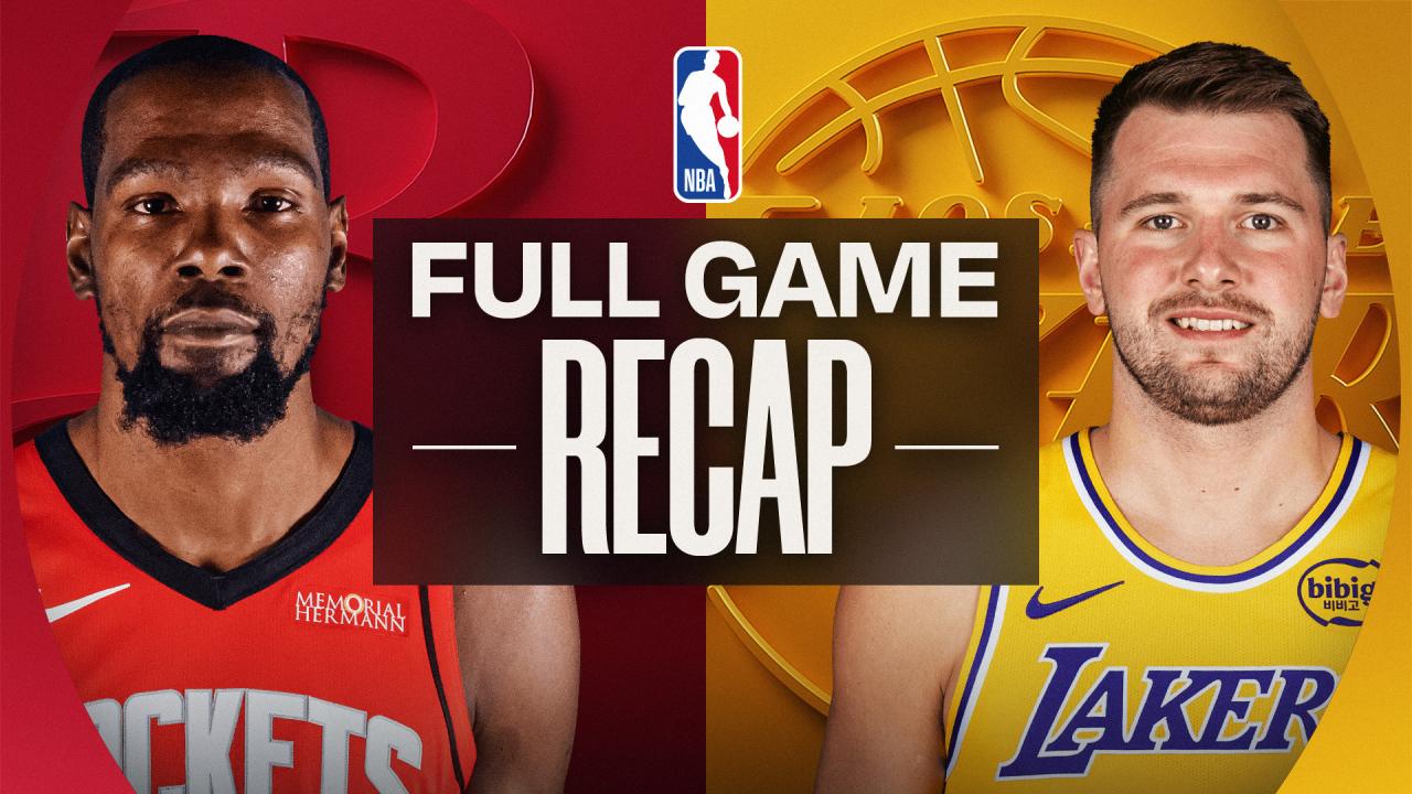 Game recap: Rockets 119, Lakers 96