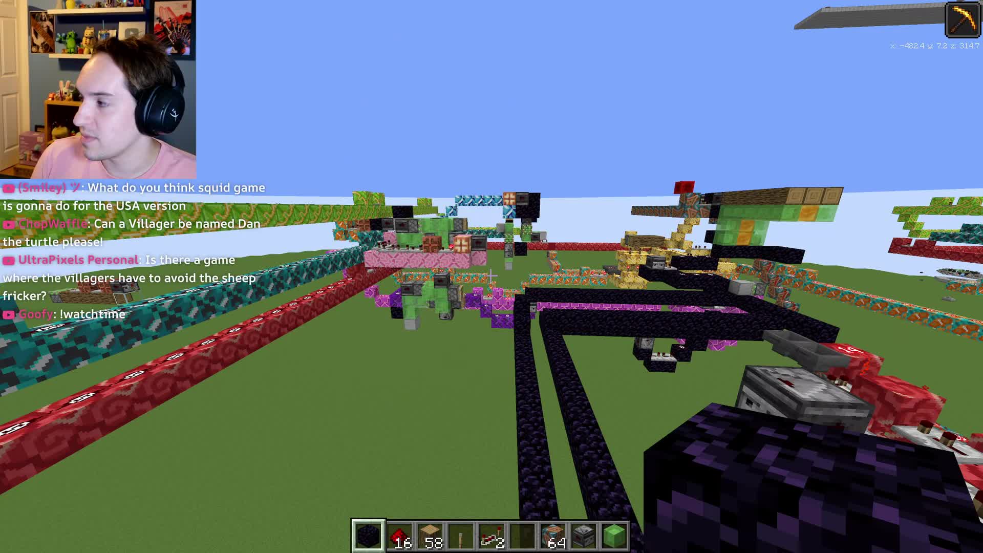 Click now! Squid Game in Minecraft design!