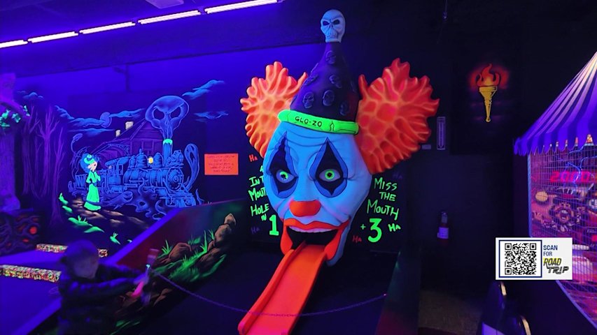 Road trip close to home: Take a swing at 18 holes of bright black-light ...