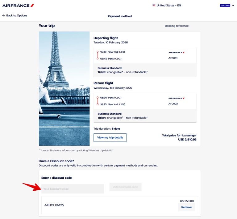 [Deal alert] Save $50 on Air France and KLM flights with this code ...