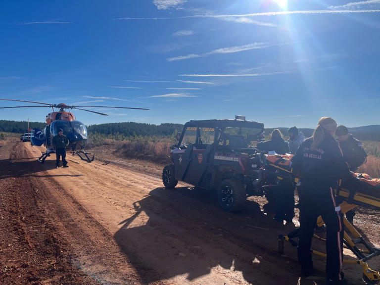 Male flown to hospital after ATV flips, pins him in Buckingham