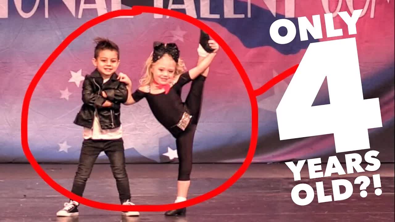 Incredible dance routine by four-year-olds