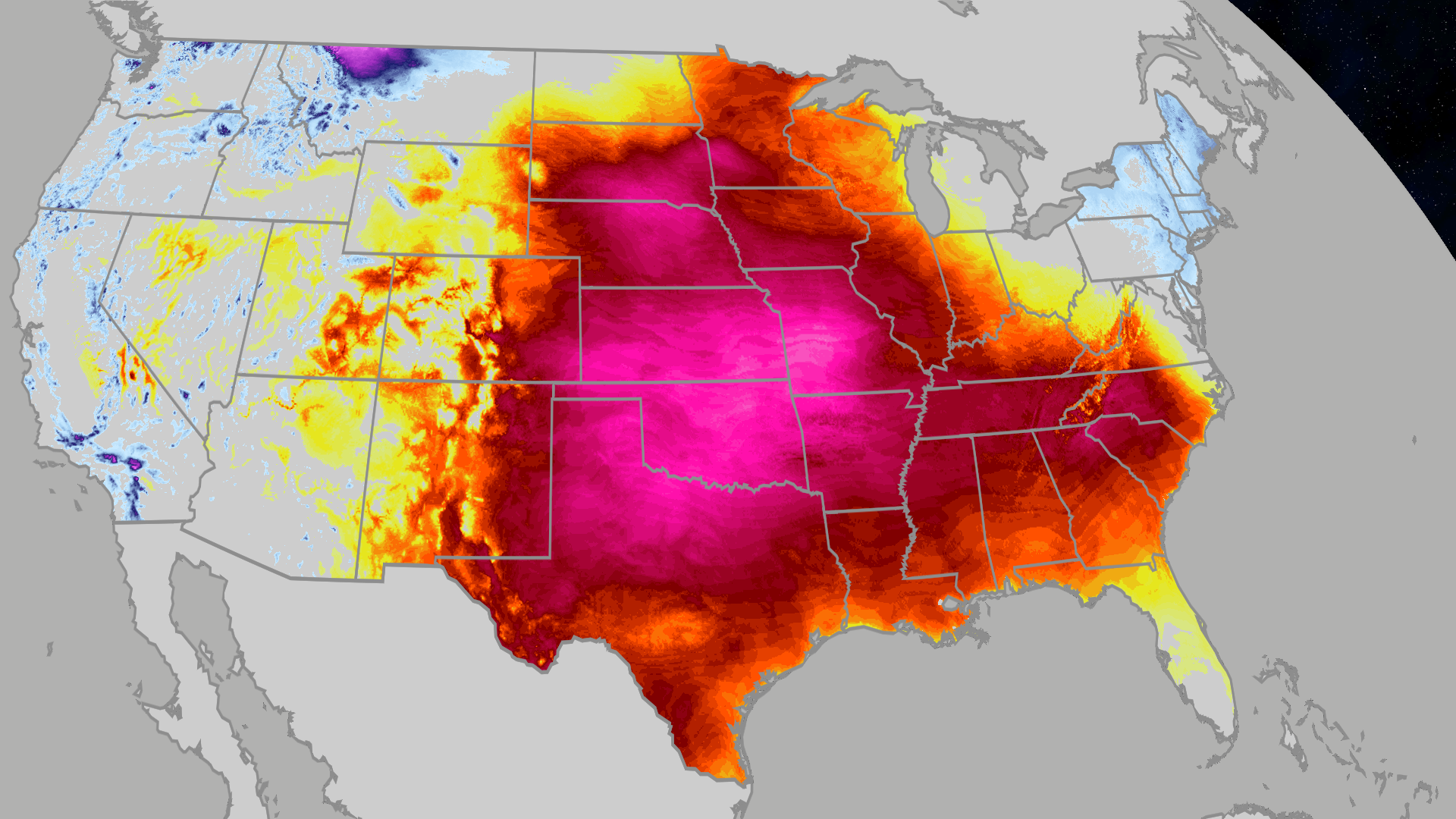 On the second day of Christmas my true love gave to me: a continued US heat wave
