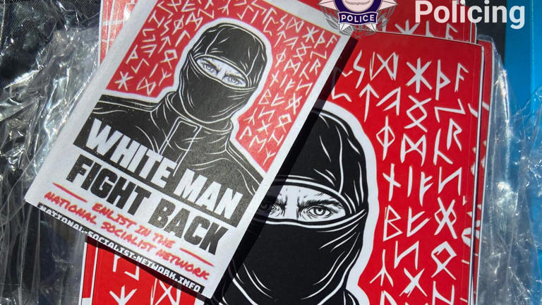 Man accused of Nazi salutes, uni trespassing