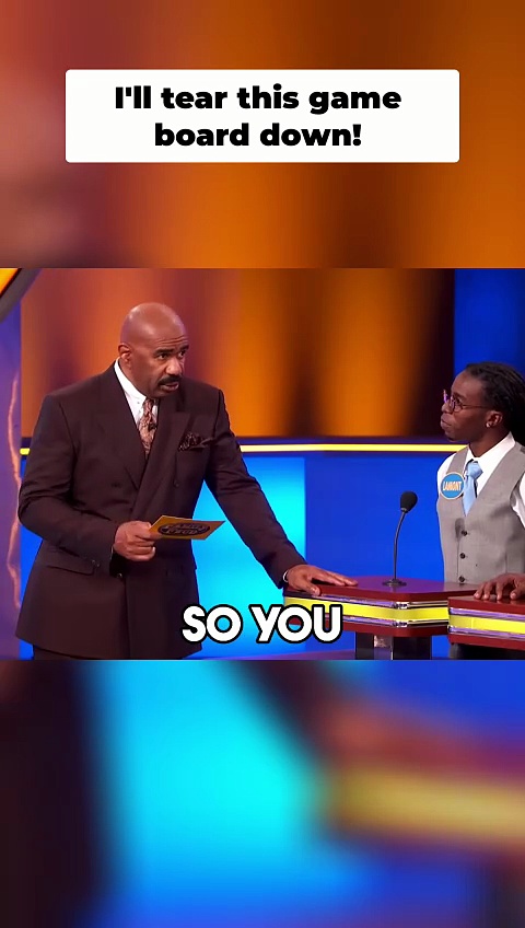 This personal question on Family Feud pushes Steve Harvey to the edge