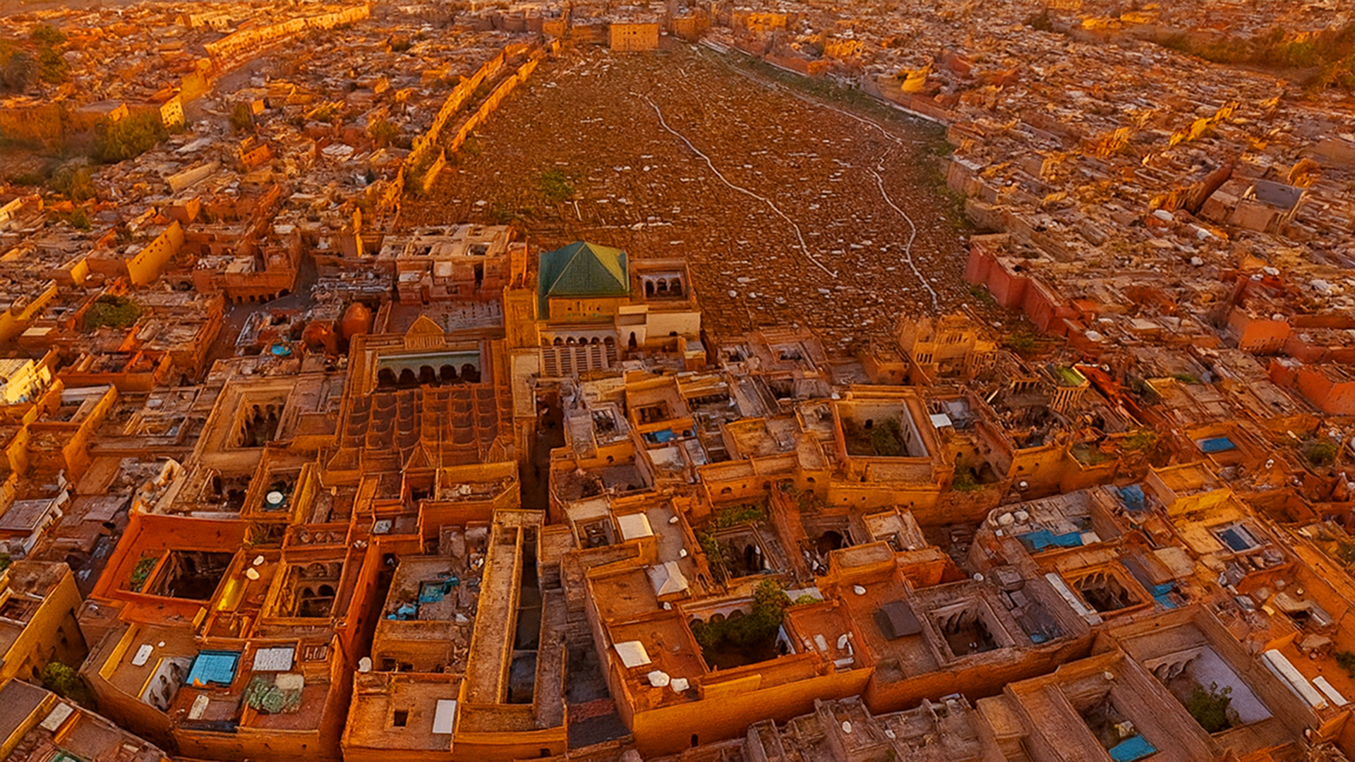 Marrakech from above: Beauty of the red city