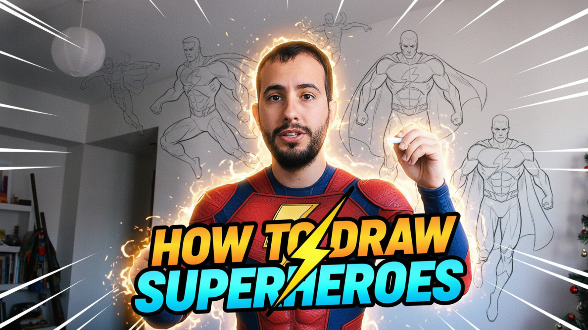 Learn to draw superheroes: Easy step-by-step tutorial