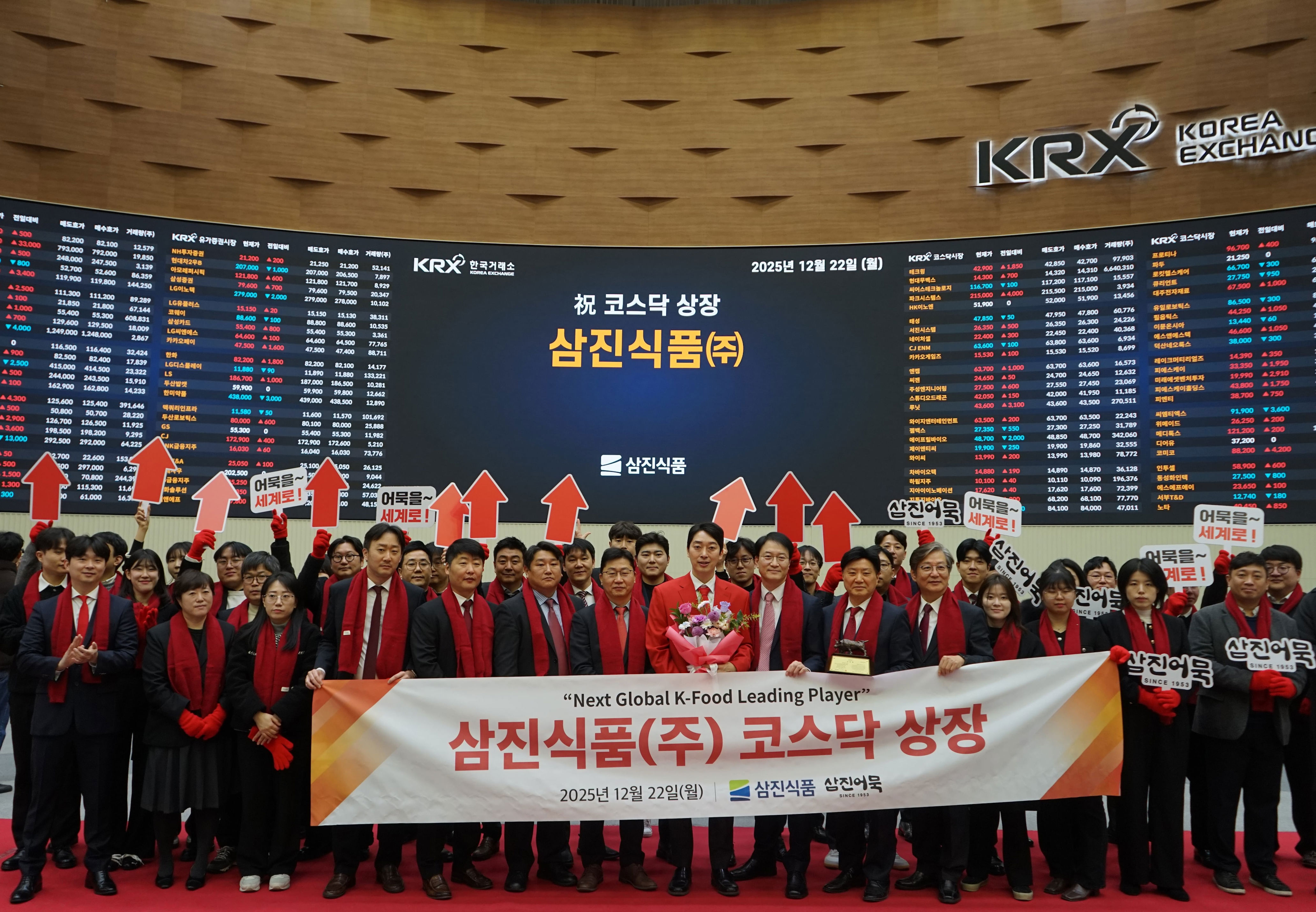 Samjin Foods First Fish Cake Company on KOSDAQ