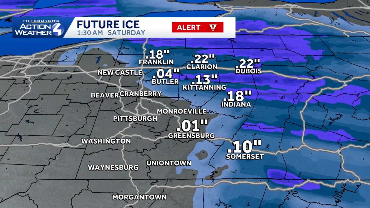 Western Pennsylvania - Severe weather alert: Ice on roads Friday means ...