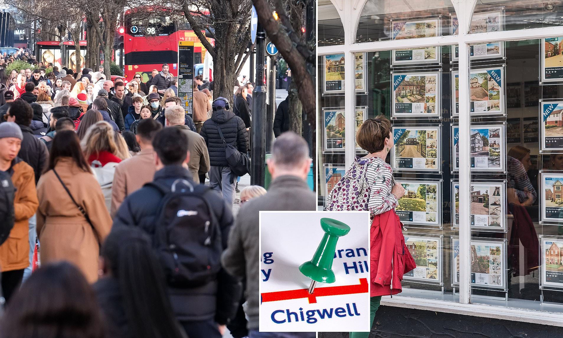 London residents quitting capital flock to the 'three Cs' - Caterham ...