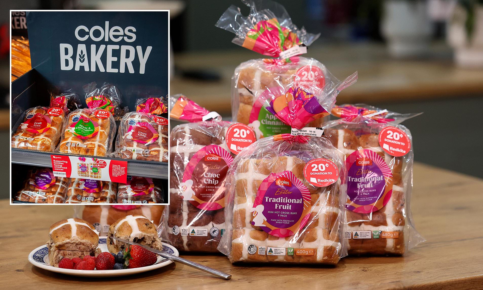 Coles announces major hot cross buns news - leaving shoppers divided ...