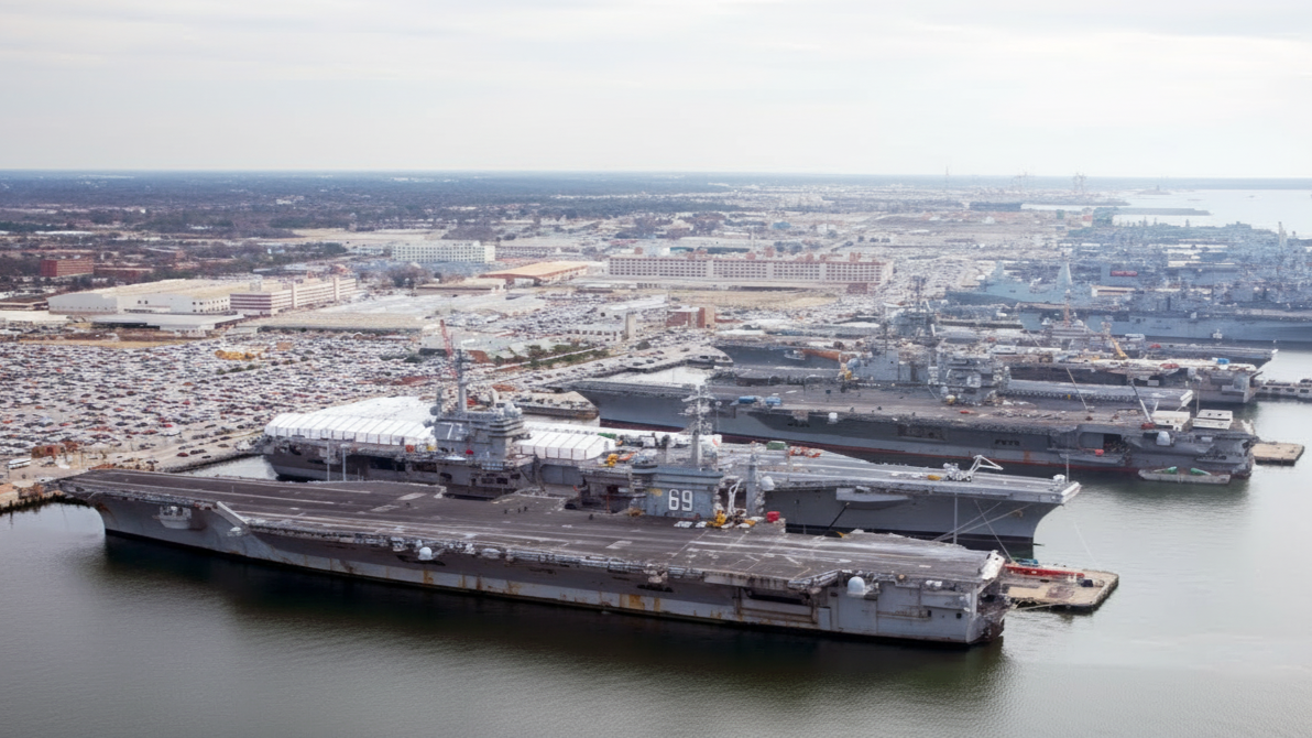 World’s biggest aircraft carriers in action