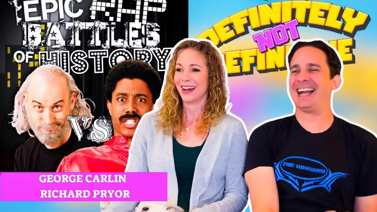 Epic Rap Battles of History George Carlin vs Richard Pryor reaction