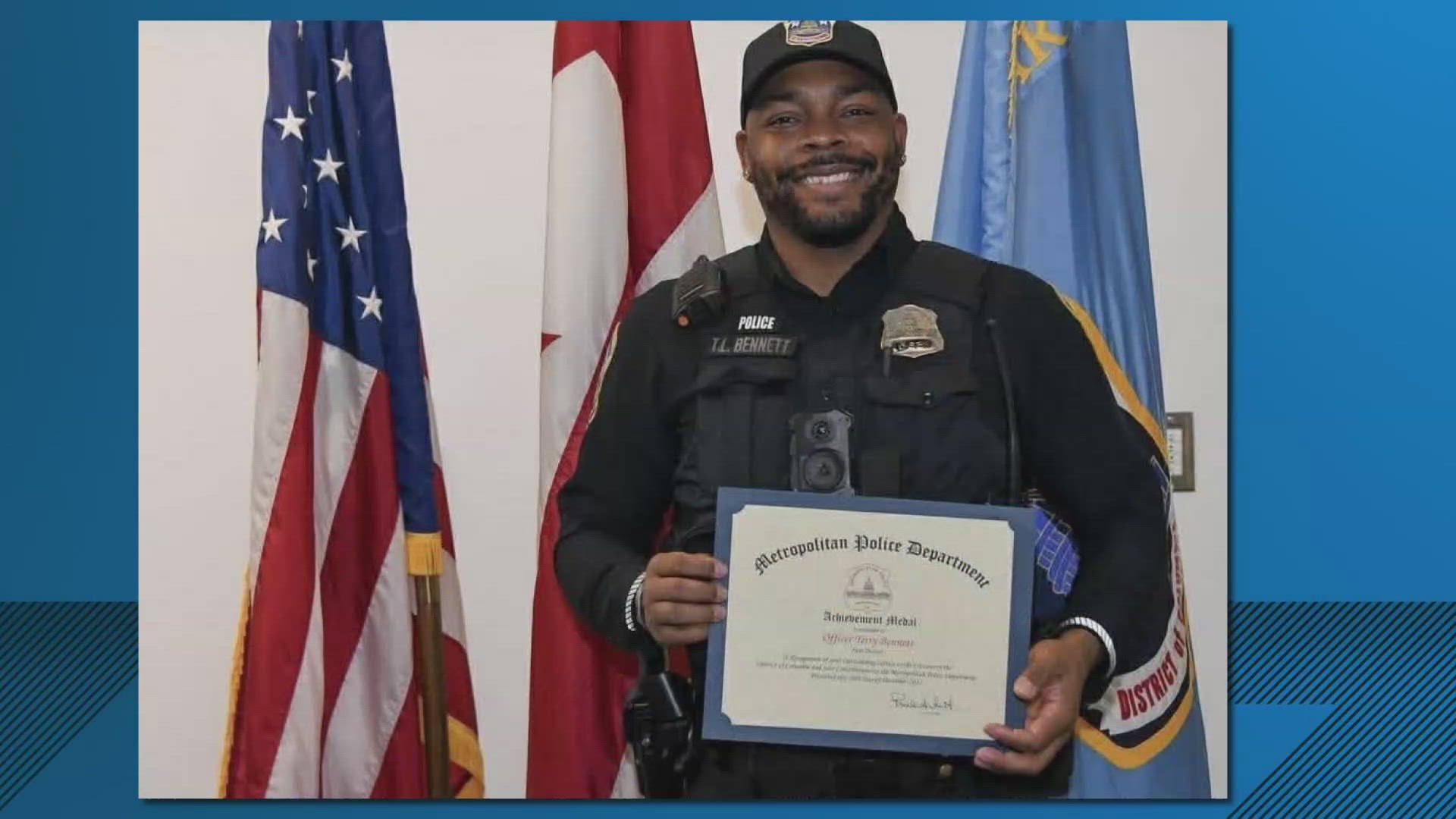 DC officer struck on 695 identified