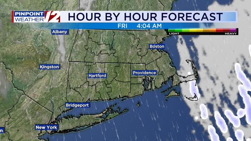 WPRI 12 weather now 12/25/25: Dry and much colder Friday; snow showers ...