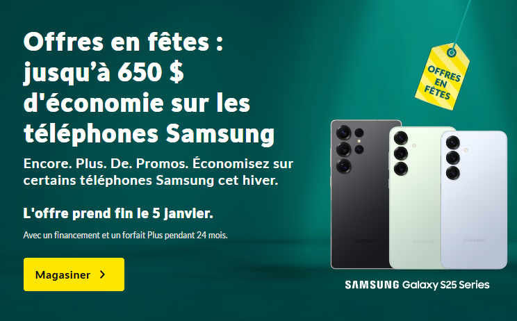 Offres et promotions pour la semaine du 25 décembre sur les forfaits ...