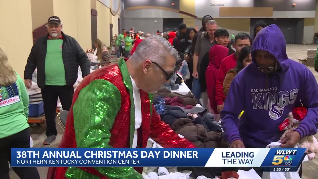 Northern Kentucky Convention Center hosts annual Christmas Day dinner ...