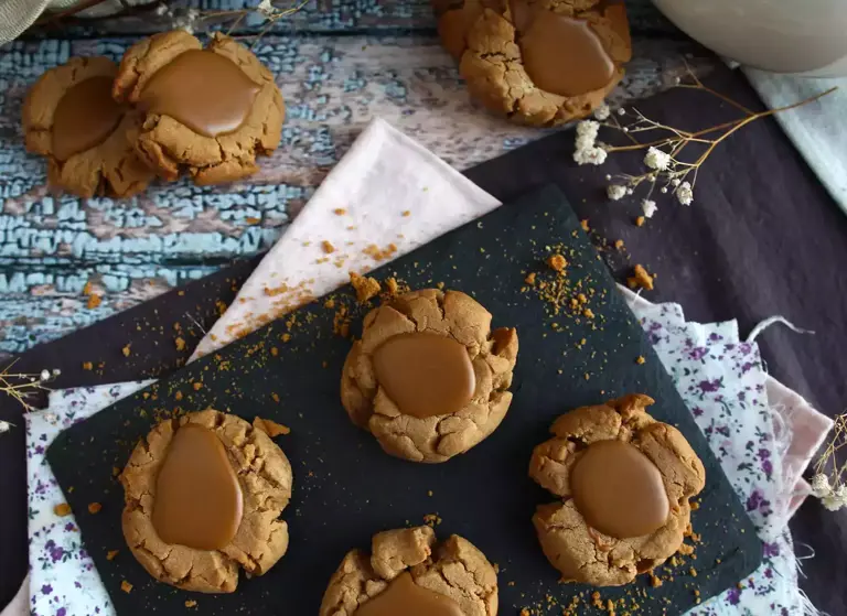 Biscoff speculaas cookies with only 3 ingredients