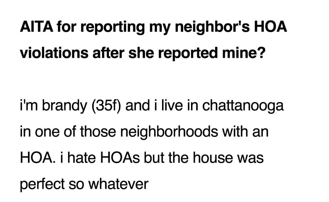 Lady was fined by the HOA after a neighbor complained, then she got even