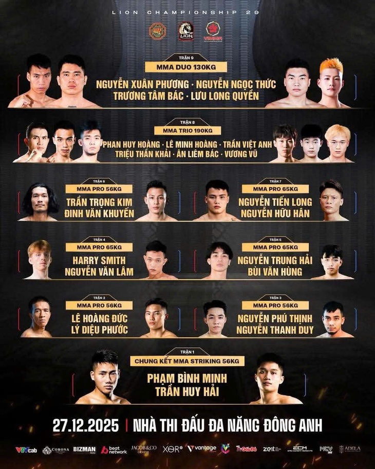 Lion Championship 29 tung 9 trận đấu hay nhất 2025