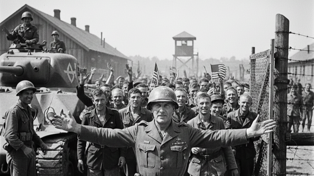 How General Patton freed American prisoners from a Nazi prison