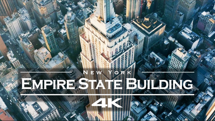 NYC drone tour – Empire State Building 4K aerial view