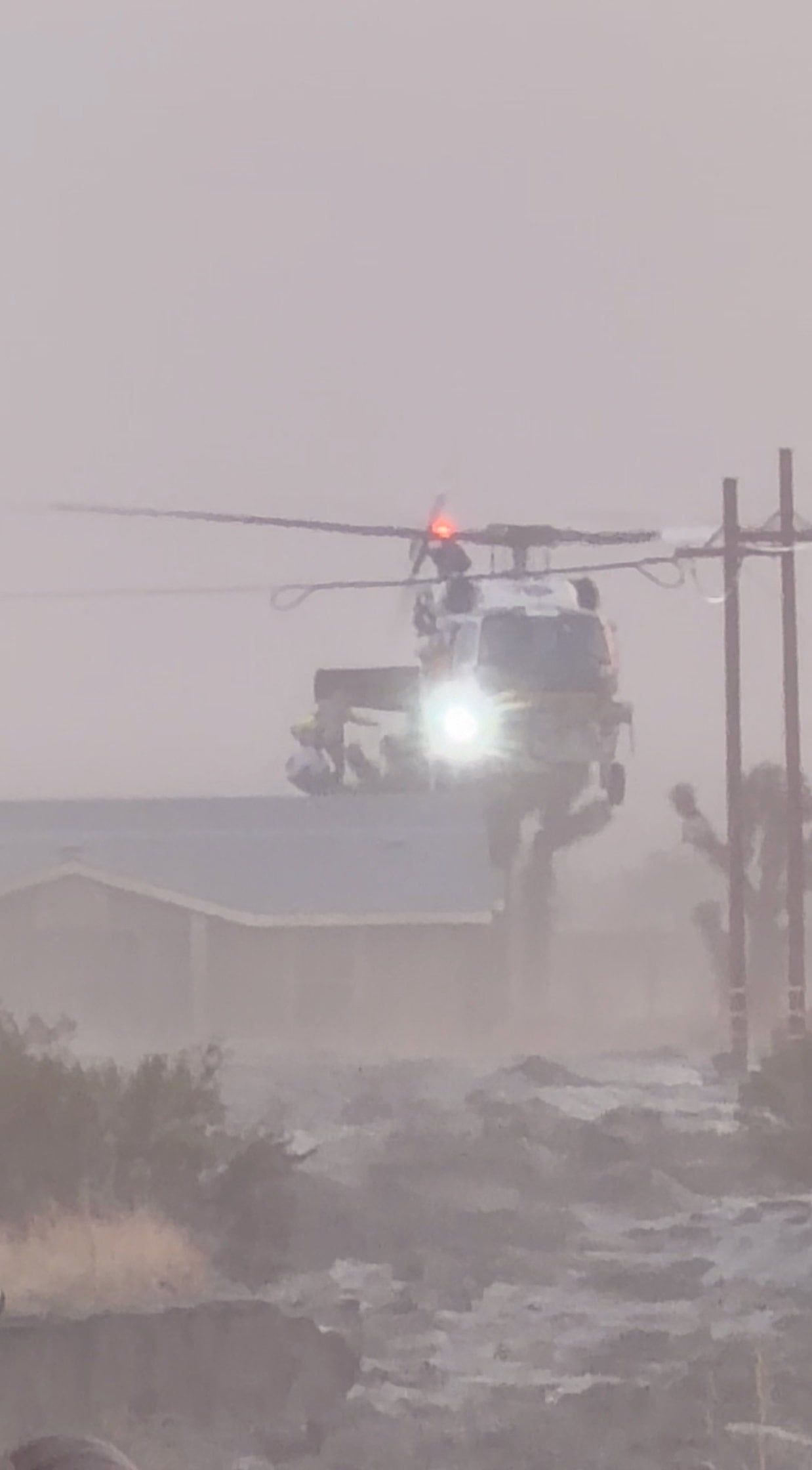 Residents airlifted from rooftop amid California floods