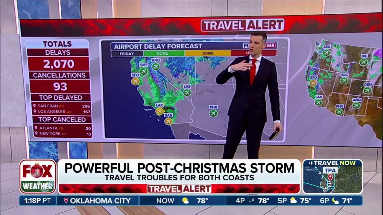 Powerful post-Christmas storm forecast to cause travel trouble across ...
