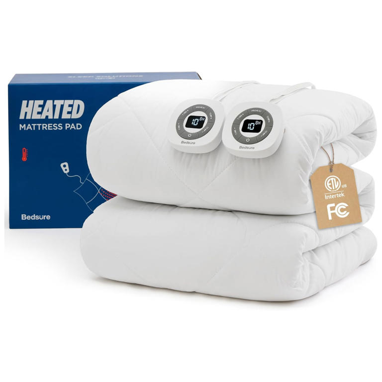 My heated mattress pad keeps me cozy all night, even in cold winter weather