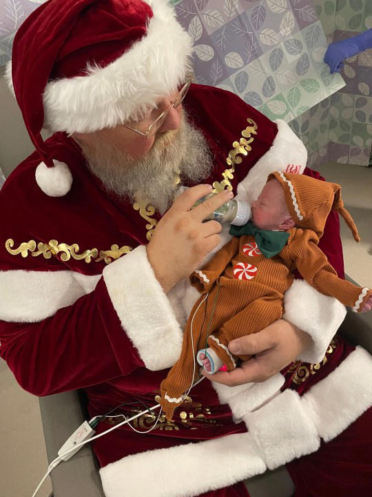 Tyler NICU babies celebrate first Christmas with Santa