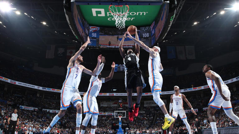Spurs beat Thunder 117-102 for 3rd win over defending NBA champs in 2 weeks