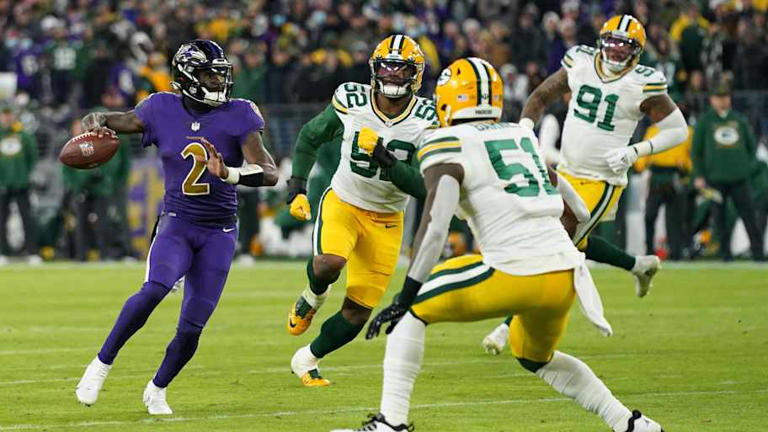 Ravens' Lamar Jackson in doubt for Packers game