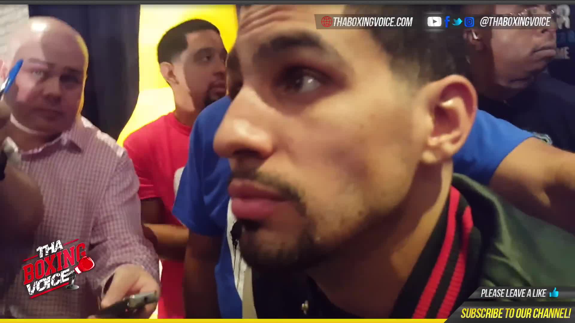 Danny Garcia, I can box him or walk him down it doesn't matter