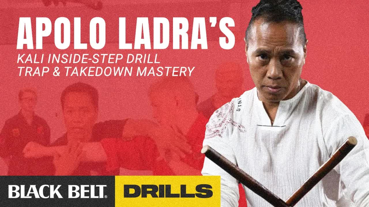 Apolo Ladra's kali trap and takedown drills for self-defense