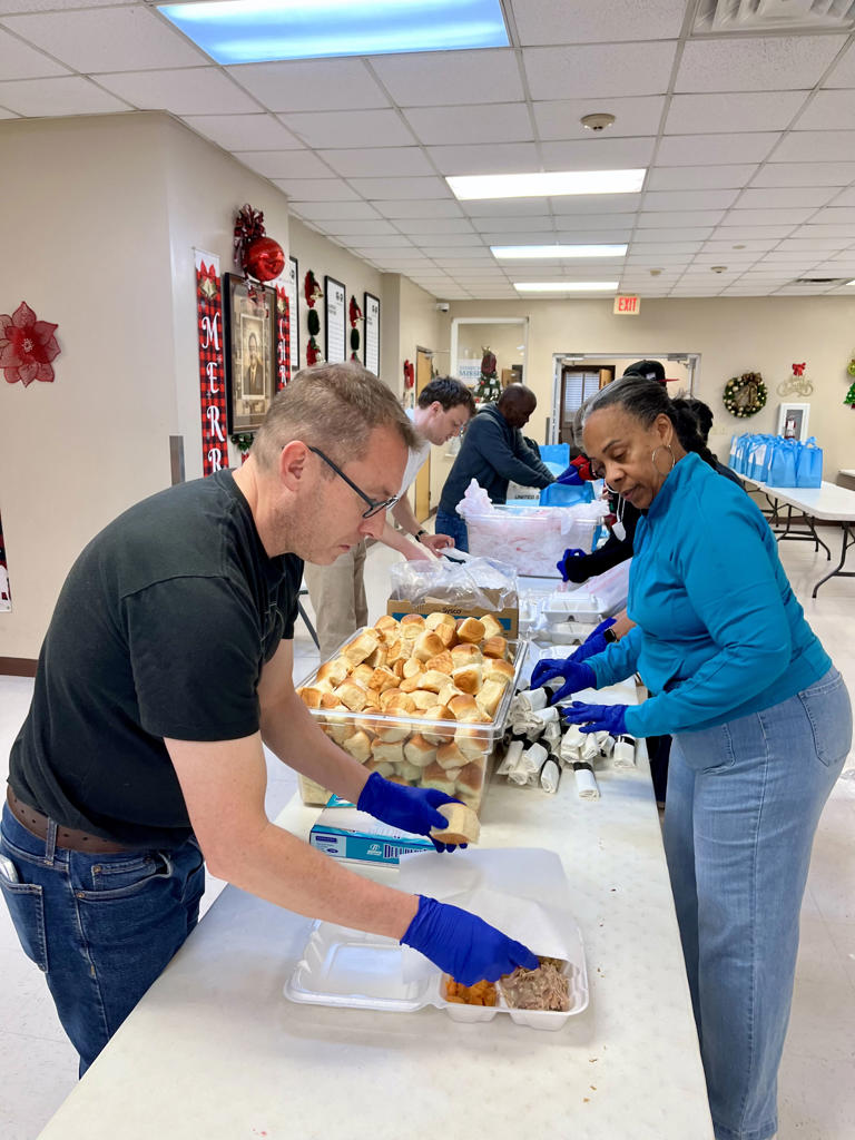 Volunteer drivers in Birmingham meet at Jimmie Hale Mission to pick up ...