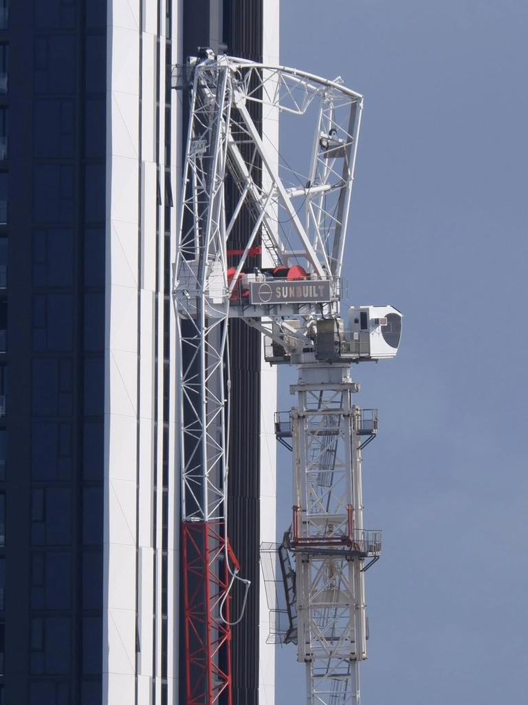 Warning after city smashed, crane toppled