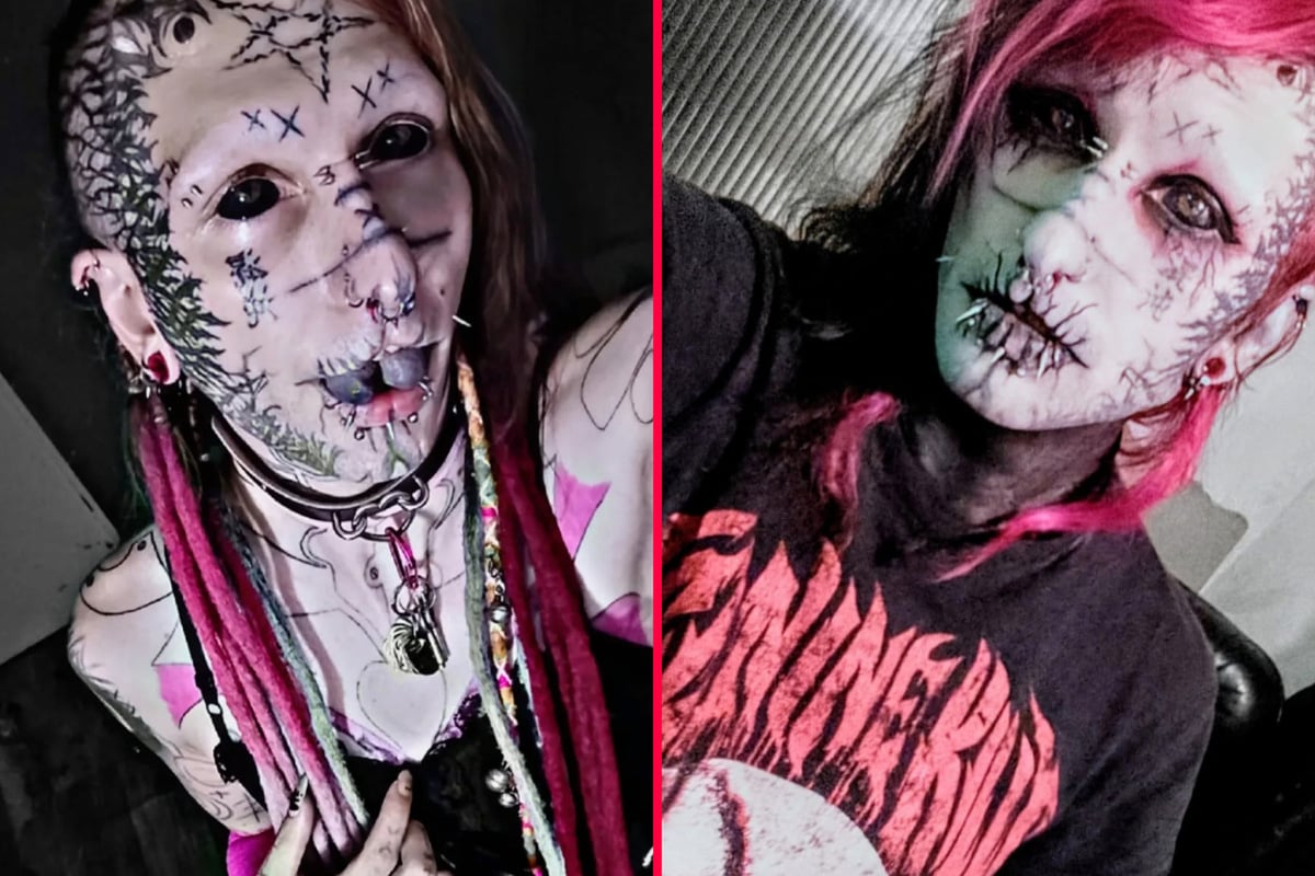 Extreme piercing and tattoo enthusiast removes finger to transform into ...
