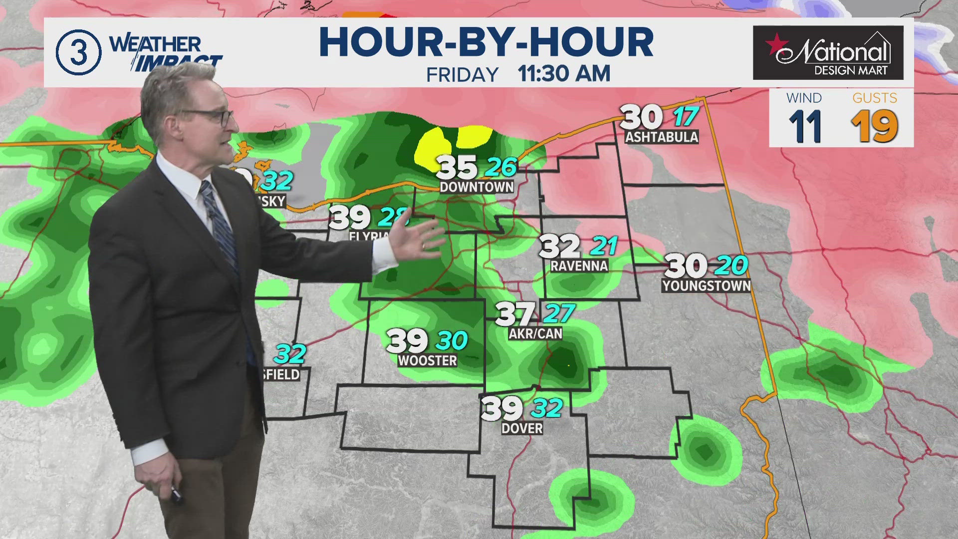 Cleveland area weather forecast: Rain, and some ice/freezing rain in ...