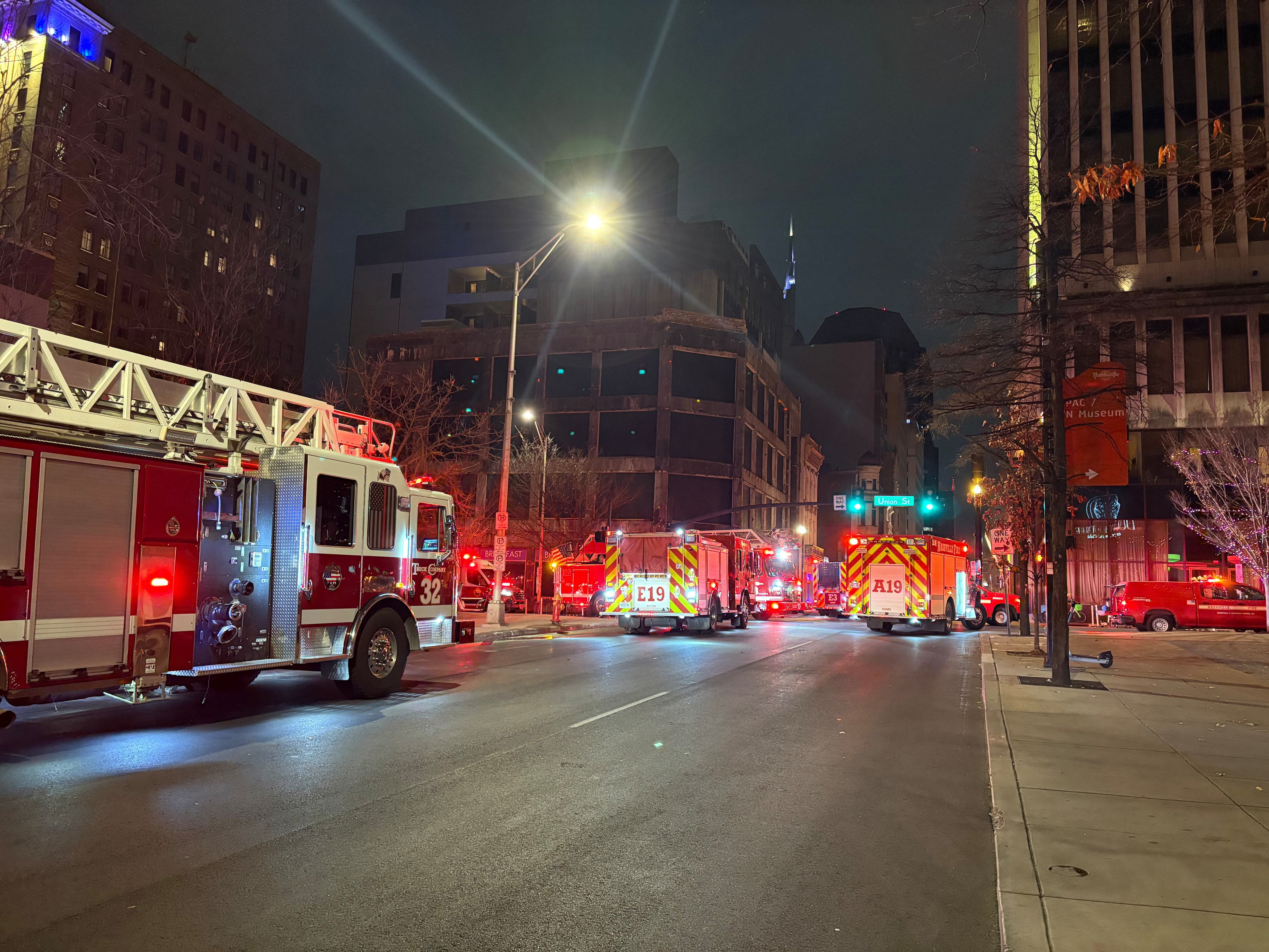 Bystander spots fire at the Arcade in downtown Nashville, investigators ...