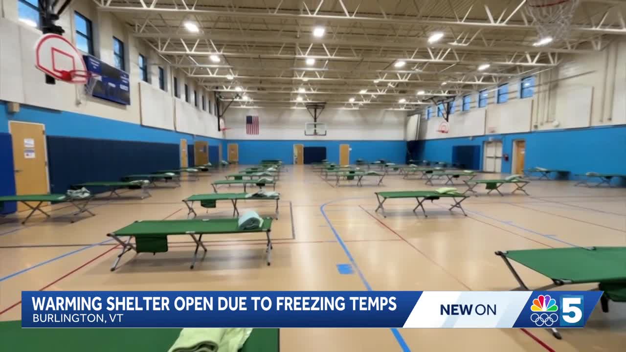 Bitter cold moves in; Burlington opens extreme weather shelter