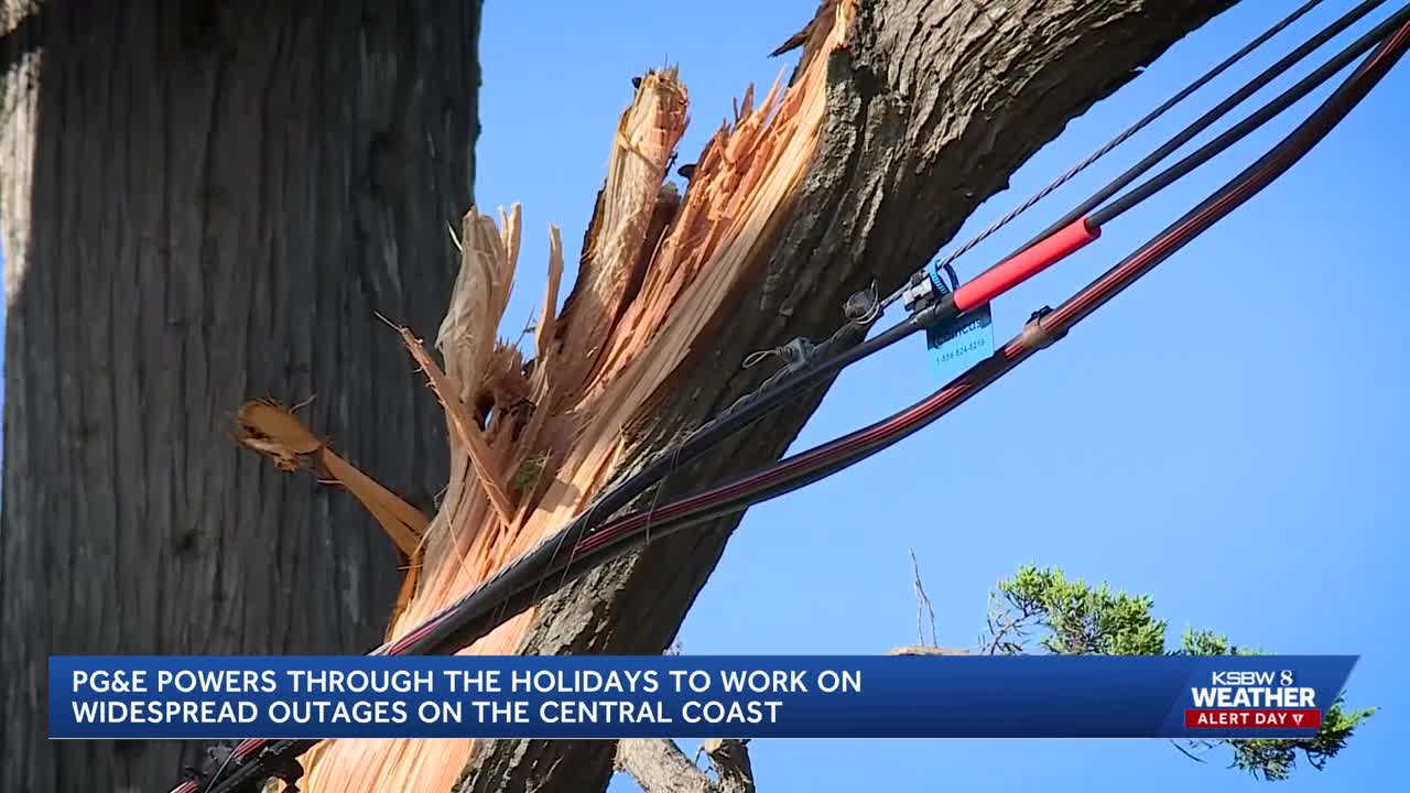 Christmas storm knocks out power to 35,000+ on Central Coast; PG&E ...