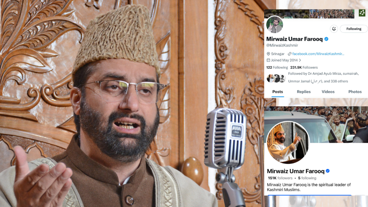 Mirwaiz Umar Farooq removes 'Hurriyat chairman' designation from X ...