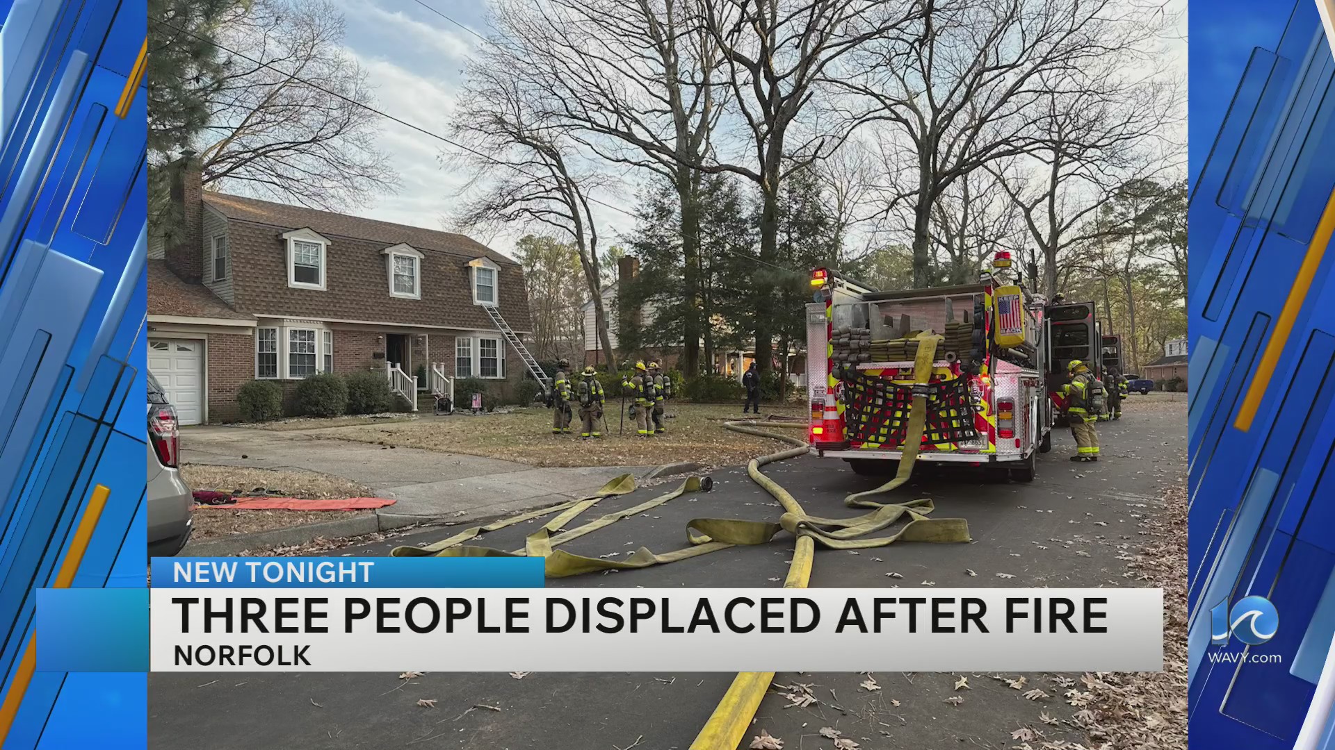 Norfolk Fire-Rescue crews respond to Betty Court structure fire