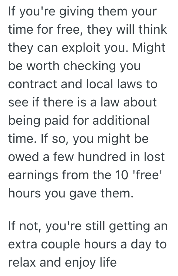 Employee is 5 minutes late after their lunch break, but when a coworker ...