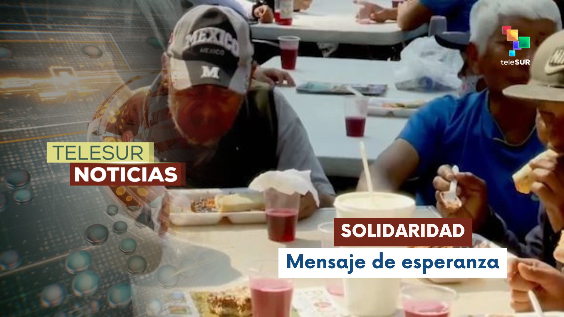 Grupo de solidaridad en México entrega comida y ropa a personas en ...