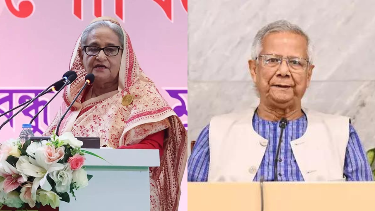 ‘Burning minorities to death’: Sheikh Hasina attacks Yunus regime in ...