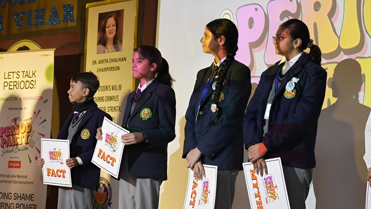 Period party school edition: Breaking period stigma where it begins